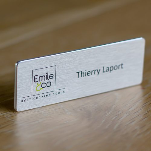 Badge Aluminium - Unique Design